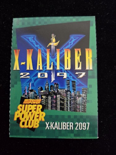 Nintendo Power Super Power Club Magazine Card 122 X-Kaliber 2097 | eBay