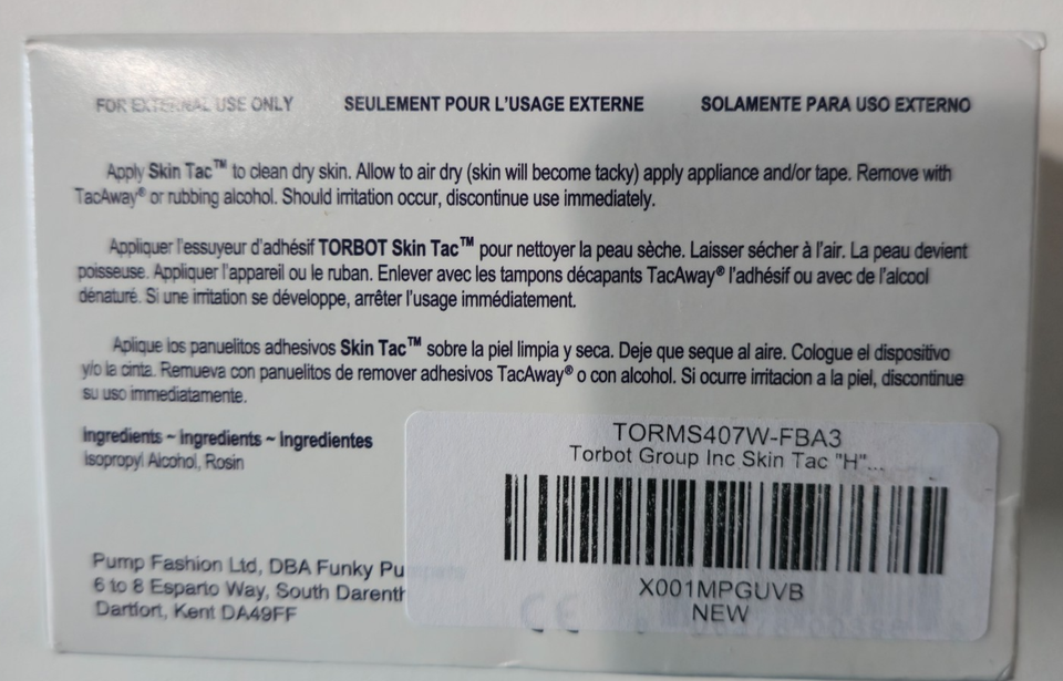 Torbot Skin Tac Adhesive Barrier Wipes Partial Box of 41 EXP 6/28 | eBay