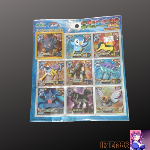 Set 3 Pokemon Amada Hyper Sticker Special sheet DX Vintage Zorua ...