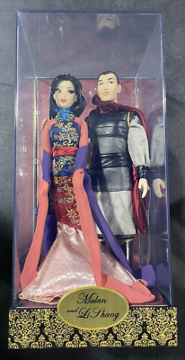 Mulan and Li Shang Doll Set - Disney Designer Fairytale Collection ...