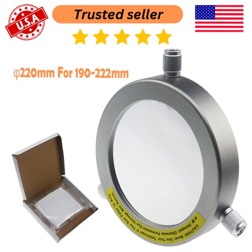 190-222mm Telescope Solar Filter Baader Film Astro Objective Lens Sun ...