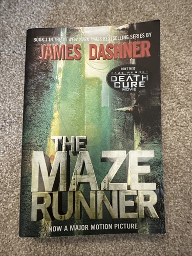 The Maze Runner (Book 1) - Paperback By Dashner, James - excellent ...