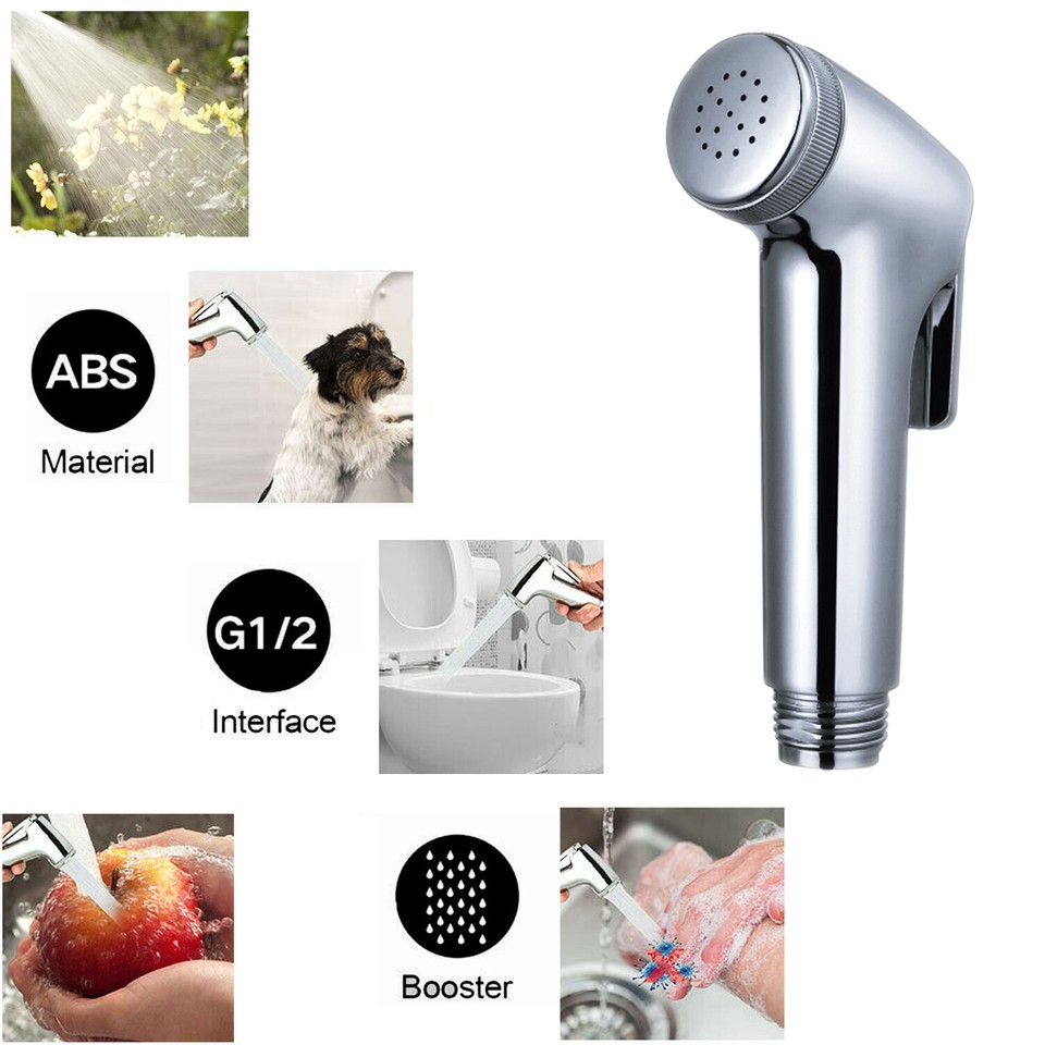 Shower Head And Hose Overhead Hand Held Shower Wall Outlet Elbow Chrome ...
