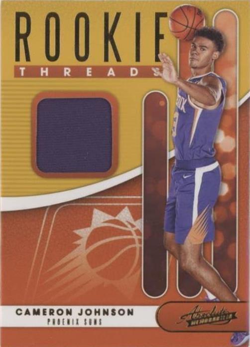 2019-20 Panini Absolute Memorabilia - Rookie Threads Cameron Johnson # ...