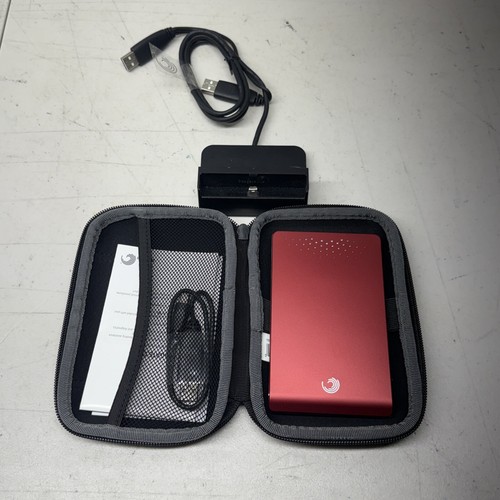 Seagate FreeAgent Go 500 GB Blue USB 2.0 External Hard Drive w/ Dock ...