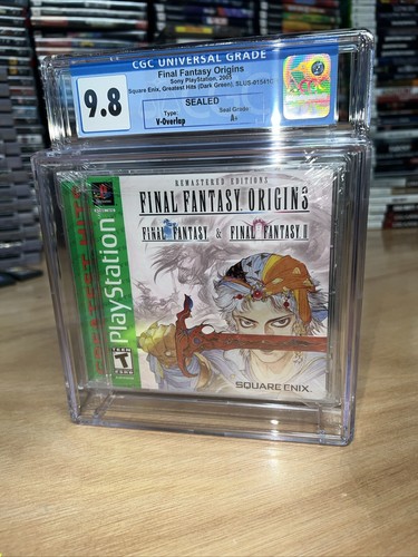 Final Fantasy Origins, Greatest Hits PS1, Graded CGC 9.8 A+ Sealed ...