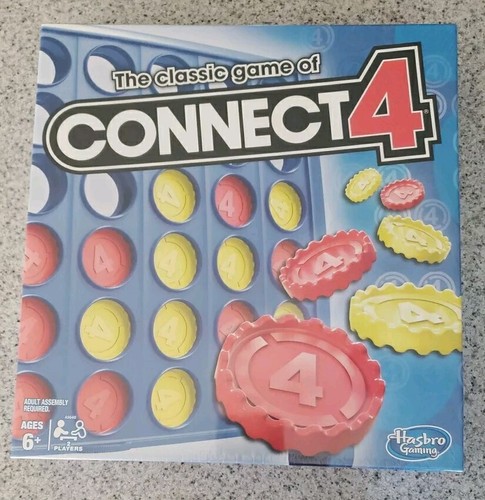 Connect 4 Classic Grid Board Game 4 in a Row Game, Strategy Board Game ...