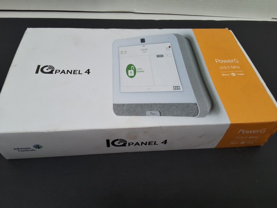 Qolsys IQP4001BLK IQ Panel 4 PowerG 319.5 MHz, Black IQ4 | eBay