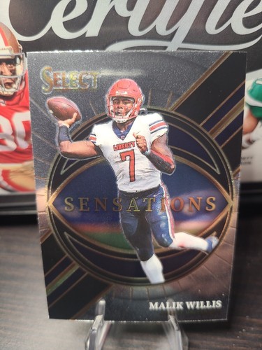Malik Willis 2022 Panini Select Draft SENSATIONS INSERT Rookie | eBay