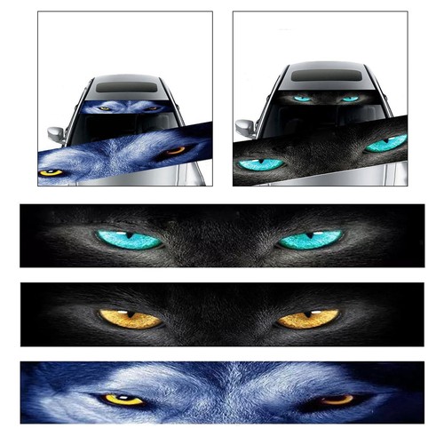 Car Front Windshield Sticker Shade Sun Visor Decals Decoration Eye ...