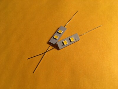 (2) TWO -8v- BLUE LED AXIAL LAMP -SA-6700 SA-7600 SA-7700/ BULB Pioneer ...