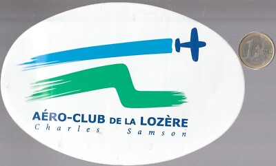 Autocollant. AERO CLUB de la LOZERE. Charles Samson | eBay