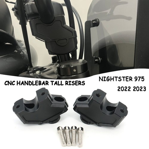 For Harley Nightster 975 RH975S 2022-2024 CNC Handlebar Tall Risers ...