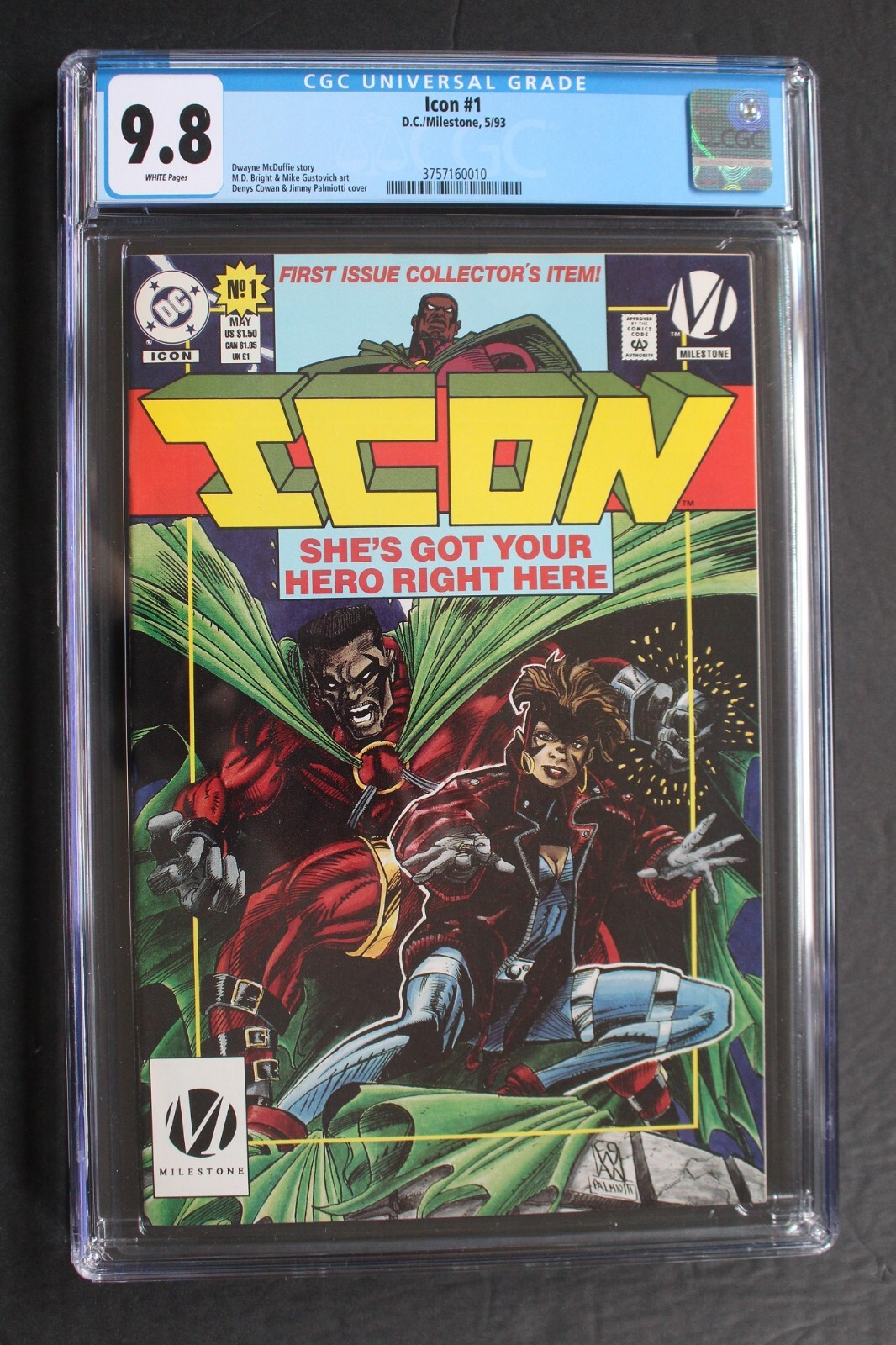 ICON #1 True 1st STATIC 1993 1st ICON, SHRED, ROCKET DC Milestone ...