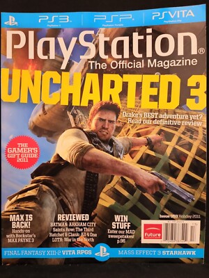 Playstation The Official Magazine PS3 PSP 53 Holiday 2011 Uncharted 3 ...