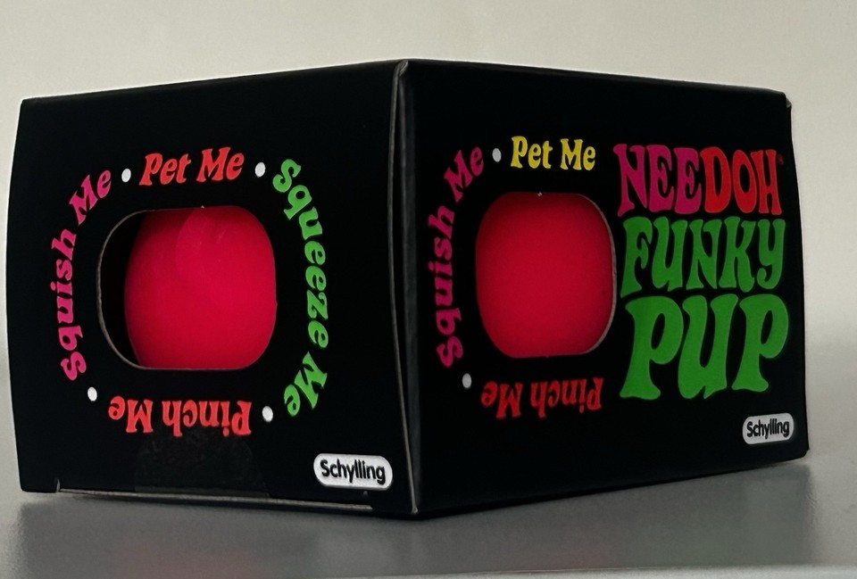 Pink Viral NeeDoh Funky Pup Squishy Dog Stress Toy New in Box | eBay