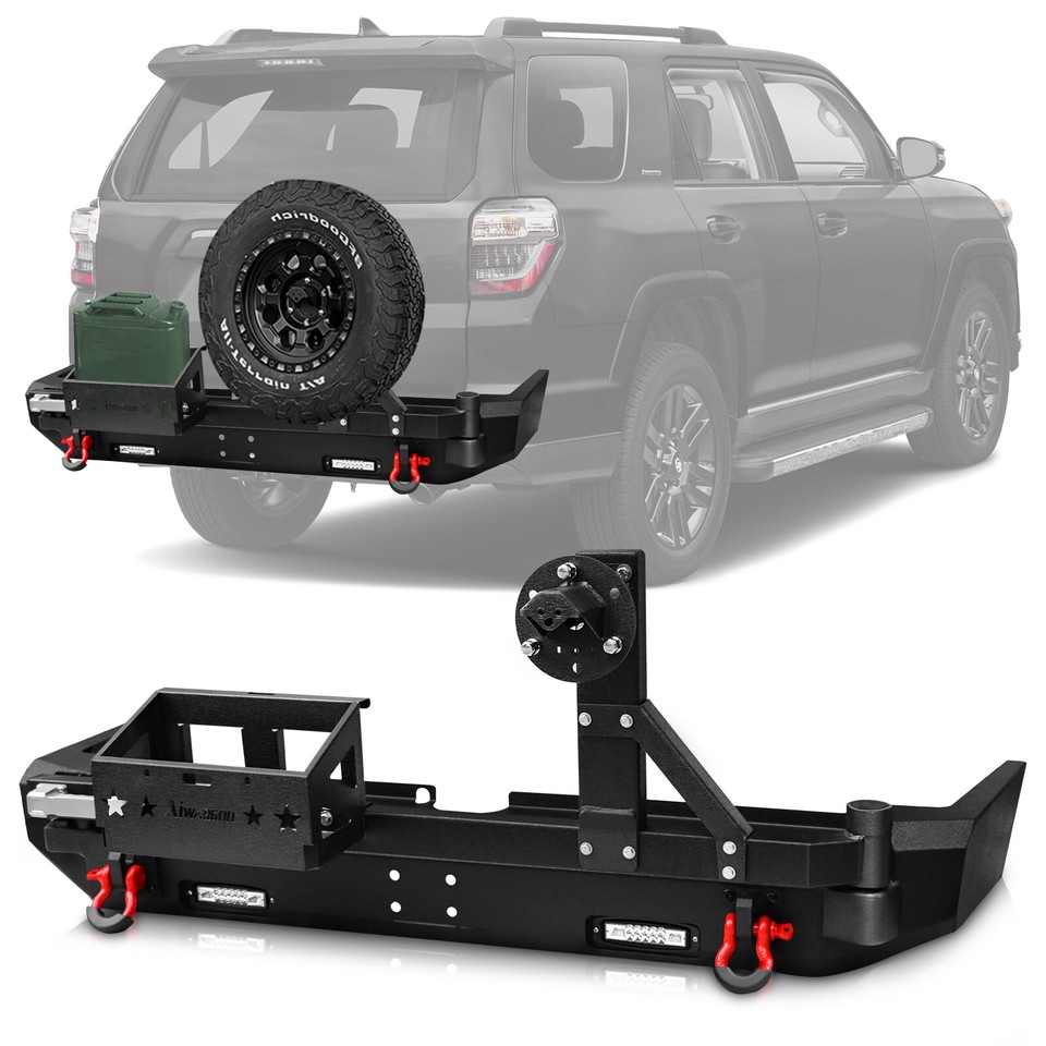 For 2015-2020 Toyota 4 Runner Steel Rear Bumper with Tire carrier | eBay
