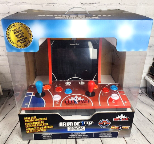 Arcade1Up NBA JAM 2 Player Countercade Tabletop Arcade Machine 3 Games ...
