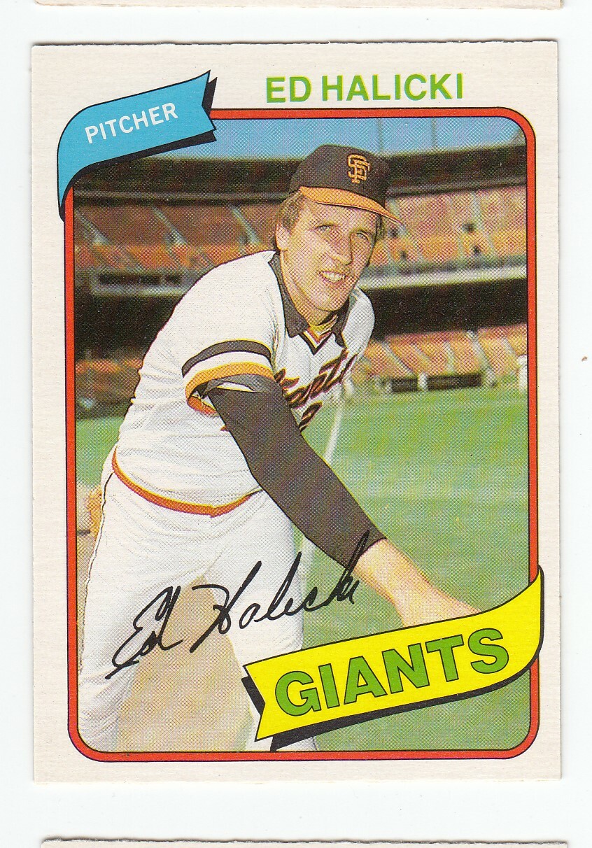 Ed Halicki 1980 O-Pee-Chee ML Baseball Card #115 SF Giants Rare | eBay