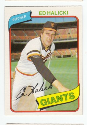 Ed Halicki 1980 O-Pee-Chee ML Baseball Card #115 SF Giants Rare | eBay