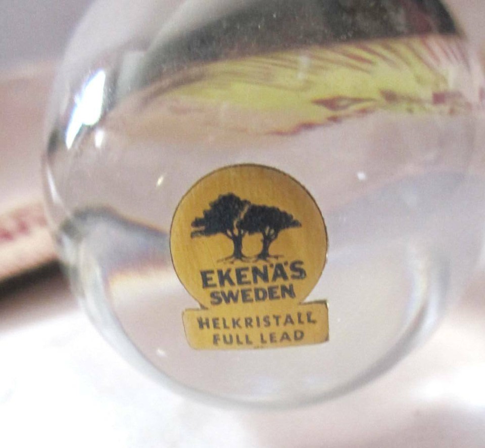 Ekenas Lead Crystal Zodiac Egg, Libra - September 23 - October 23 ...