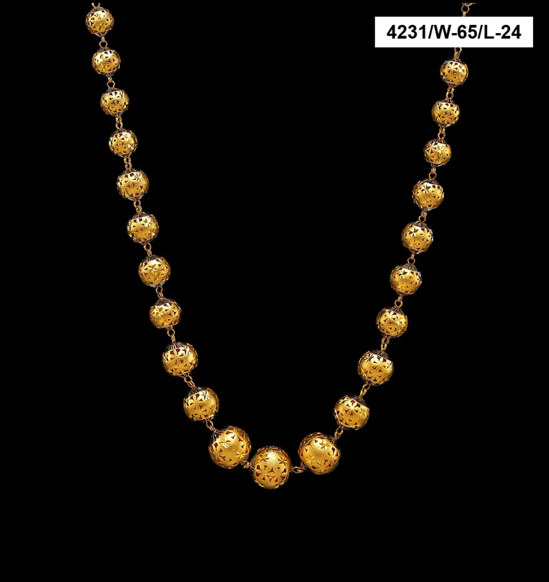 Gold Necklace Designs In 80 Grams