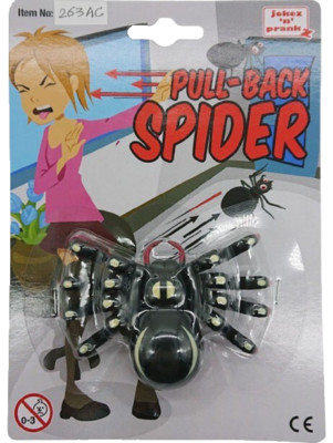 Pull Back Spider Insects Funny Joke Prank Creepy Crawly Creatures Bug ...
