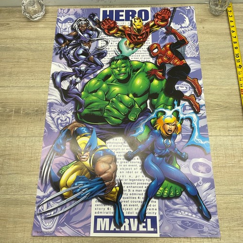 2001 MARVEL HEROS 1958 MEAD POSTER 22x34" P43 | eBay