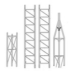 ROHN 25G 30' Self Supporting Tower with 25AG Top Section with Set Screw ...