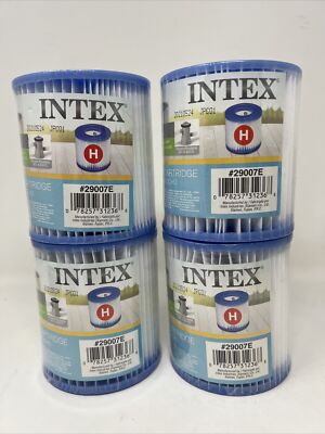 Intex 29007E Type H Easy Set Filter Cartridge Replacement Swimming Pool ...
