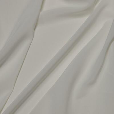 OFF WHITE STRETCH CHIFFON FABRIC, 150 cm x 75cm long, BRIDAL EVENING ...