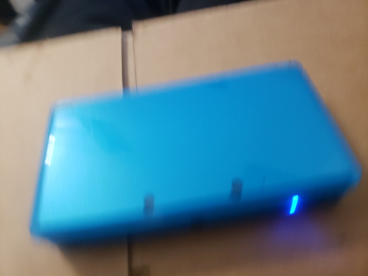 Nintendo 3DS Handheld System - Aqua Blue, Japanese, Yellowing Screen ...