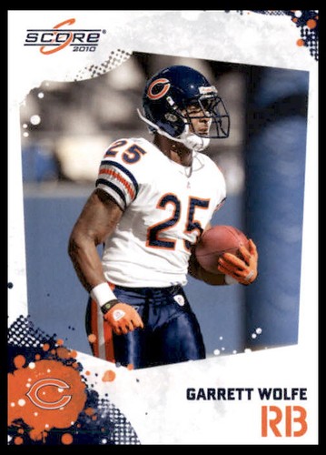 2010 Score #50 Garrett Wolfe Chicago Bears Football Card | eBay