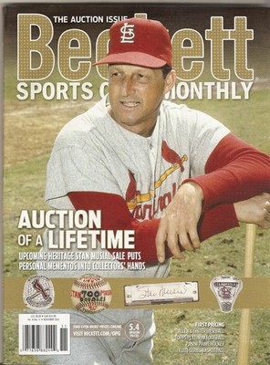 Beckett Sports Card Monthly Magazine Stan Musial St. Louis Cardinals on ...