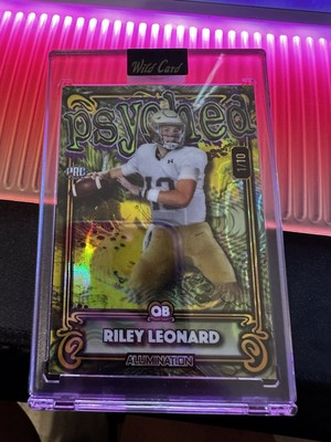 Wild Card alumination Riley Leonard psyched rookie card 1/10 | eBay