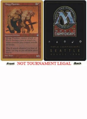 Mogg Flunkies (Ben Rubin - 1998) World Championship PLD Red Common CARD ...