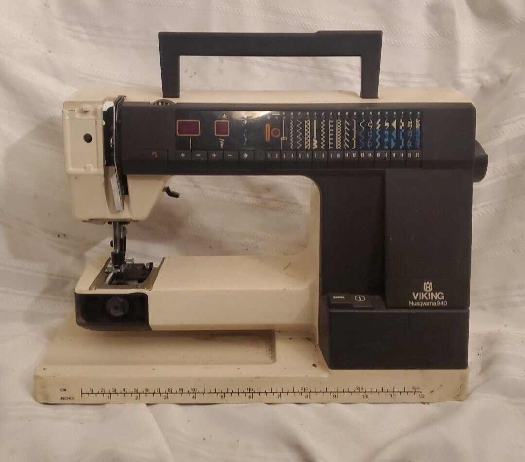 Vintage Husqvarna Viking 940 Sewing Machine - For Parts or Repair | eBay