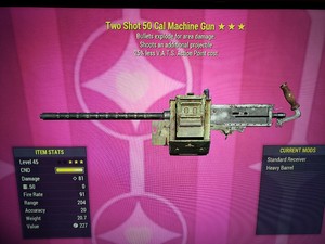 Fallout light machine gun - howbits