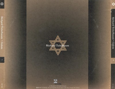 RICHARD TEITELBAUM RICHARD LOWE TEITELBAUM GOLEM NEW CD 702397710523| eBay