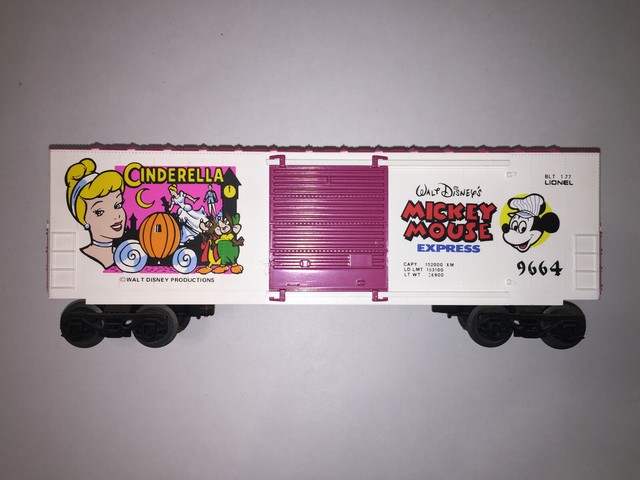 Lionel Walt Disney Mickey Mouse Express Train Cinderella Car 6-9664 O ...