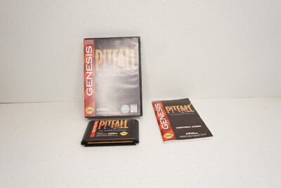 Pitfall: The Mayan Adventure Sega Genesis COMPLETE in box authentic ...