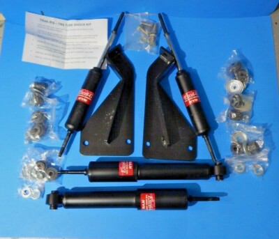 New Rear Tube Shock Conversion Kit w/ KYB Shocks + Front Shocks Triumph ...