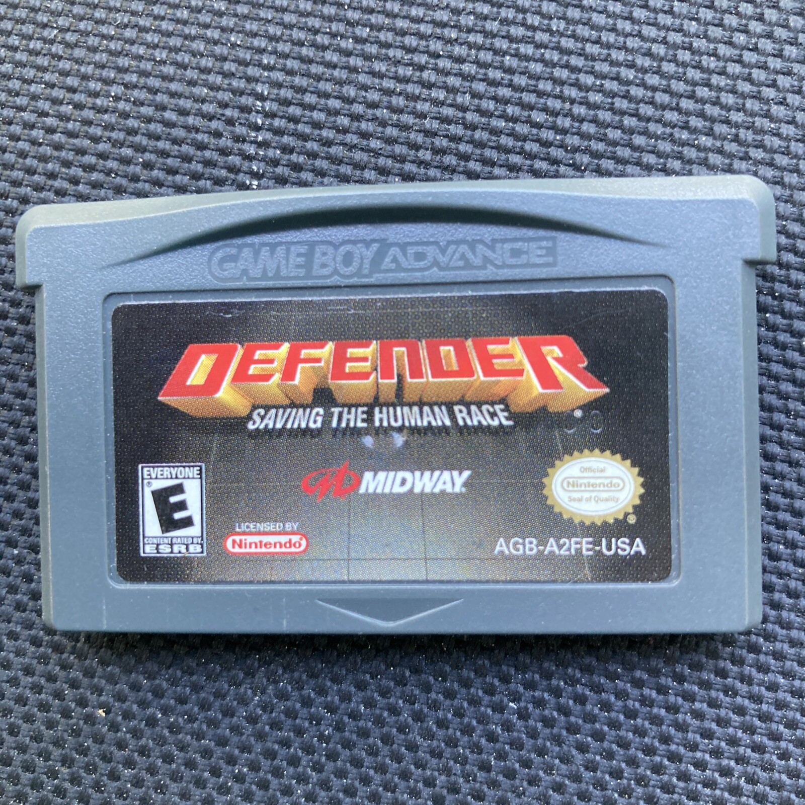 DEFENDER Saving The Human Race GAMEBOY ADVANCE GAME GBA Tested & Works ...