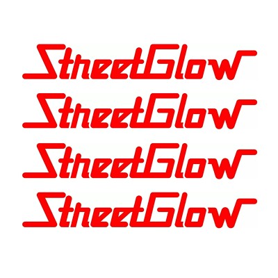 Streetglow Decal Street Glow Die Cut Vinyl Sticker Window Car Truck ...