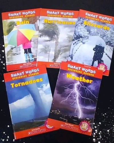 Smart Words Beginning Reader Scholastic Wild Weather Lot Of 5 Books | eBay