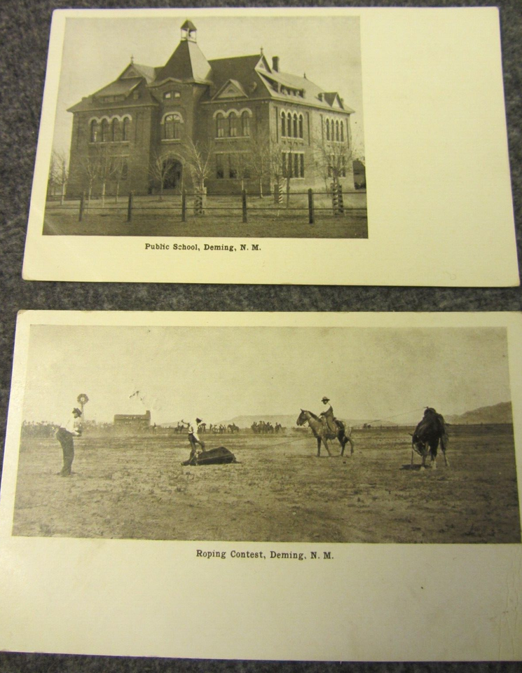Lot of 4 Deming New Mexico Postcards Rodeo Antique Vintage Photos ...