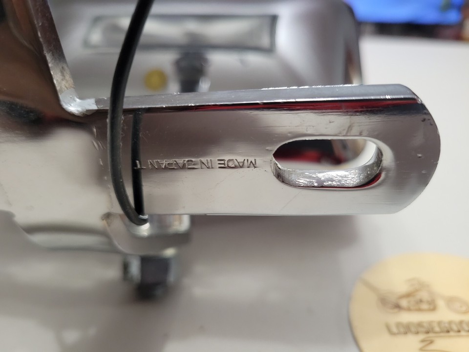 NOS Dixie Harley Dual Headlight Mount Bracket Stacked Double Head Light ...