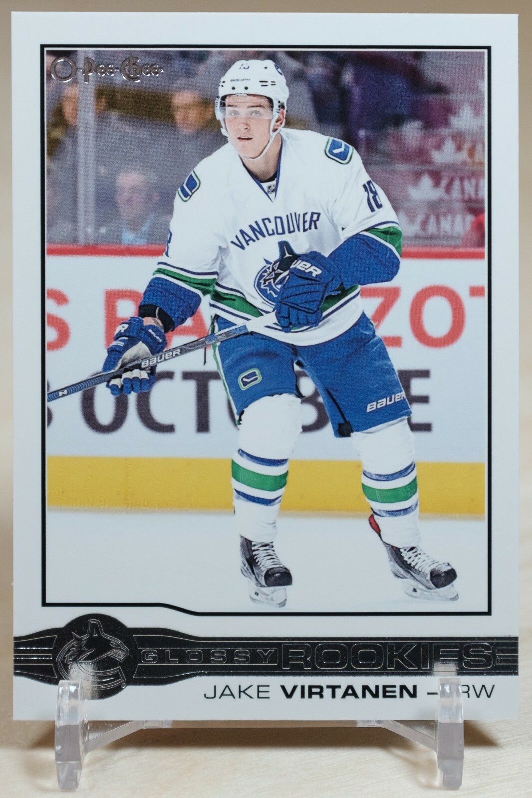 Jake Virtanen Rookie 2015-16 UD OPC Glossy Rookies RC - Vancouver ...