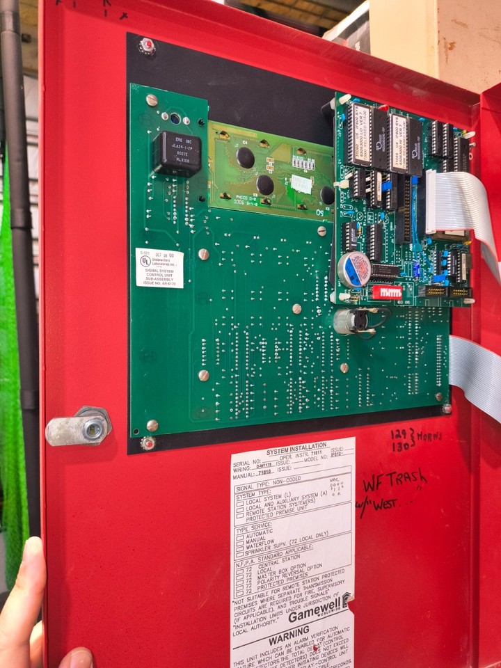 GAMEWELL IF-610 FIRE ALARM PANEL | eBay