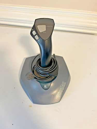 Logitech WingMan Attack Joystick J-YE11 Vintage PC Flight Stick ...